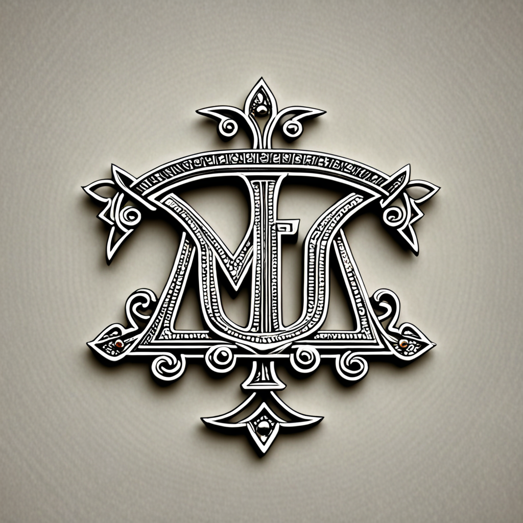 design with the word milian