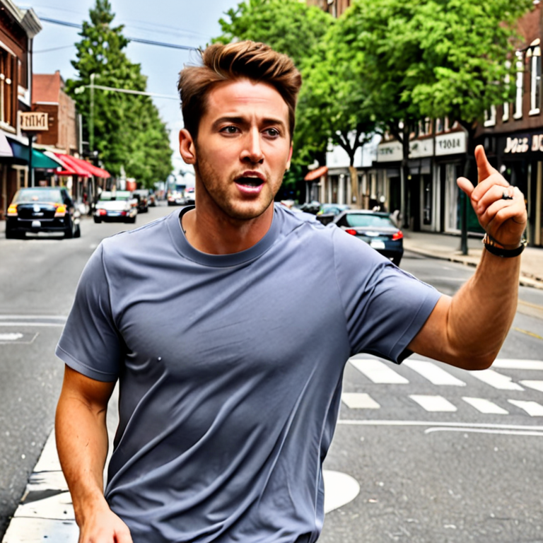 someone named ryan being chased down the street