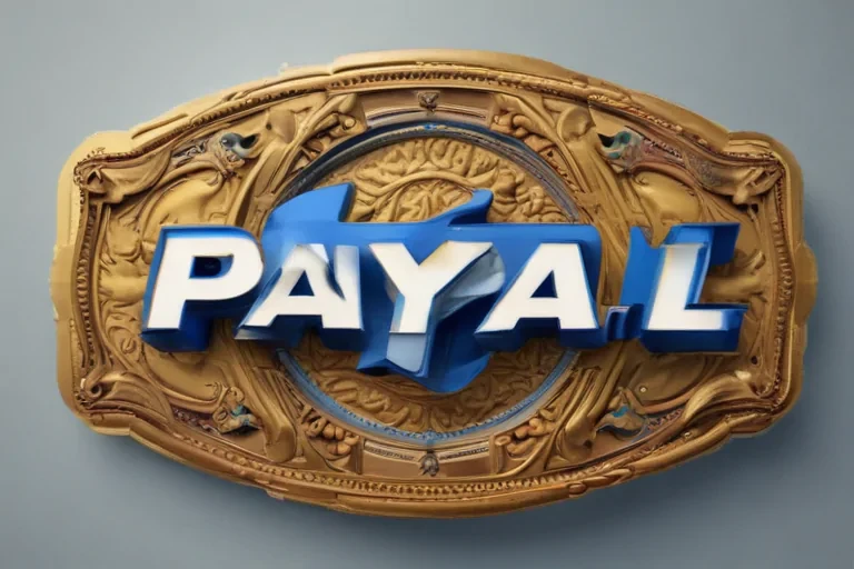 Payal: A Bold Logo Design Featuring Elegant Gold and Blue Elements