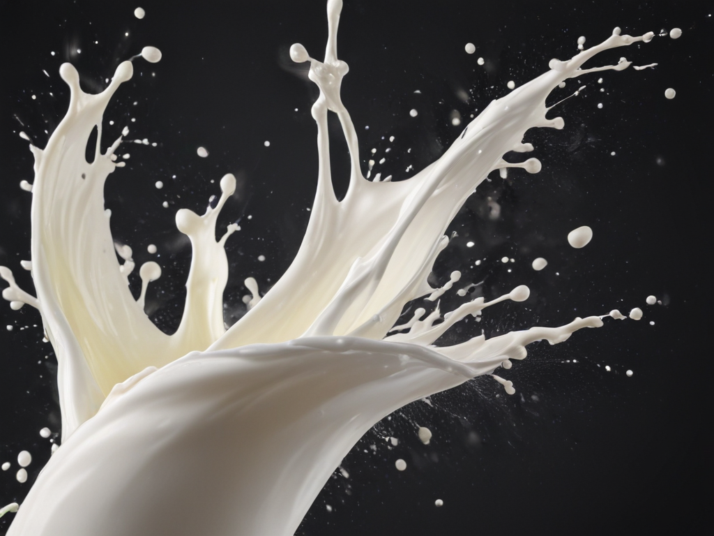 Dynamic Splash of Milk Captured in Stunning High-Speed Photography Moment
