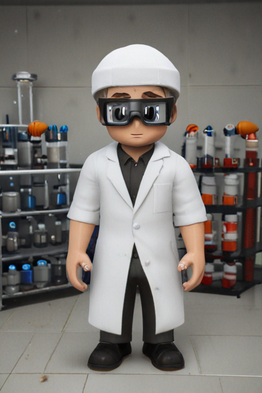 Roblox Character in a Lab