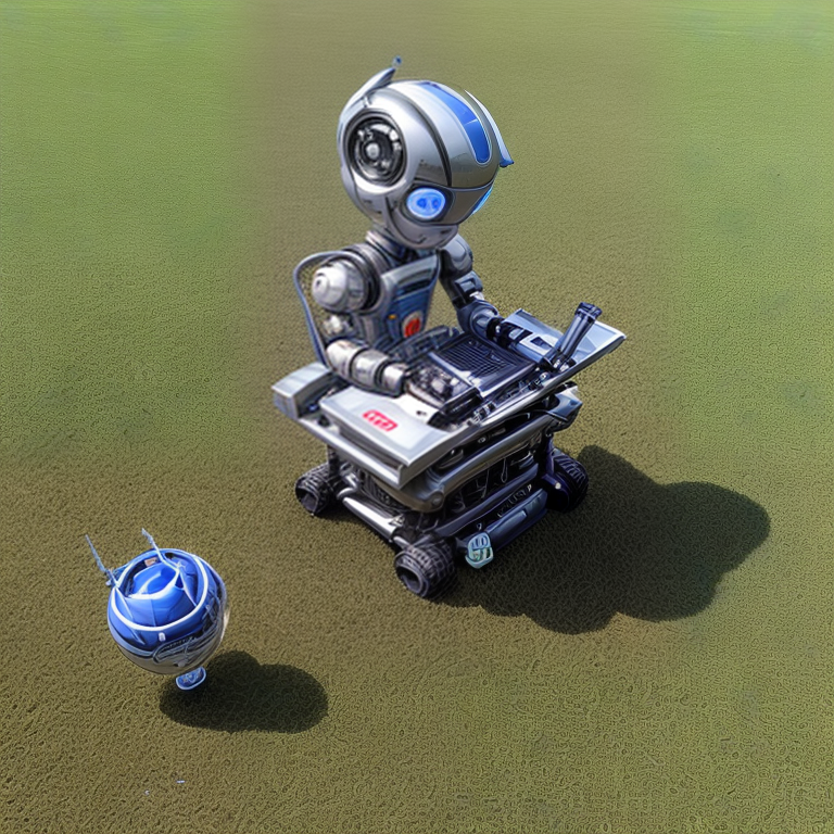 Intelligent human creating stupid robot