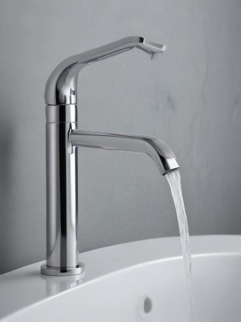 water tap front view