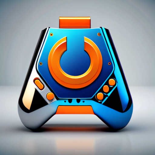 Futuristic game console with a sleek and modern design, featuring the ...