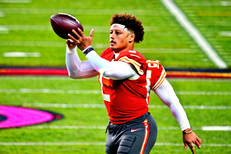patrick mahomes muscle flex