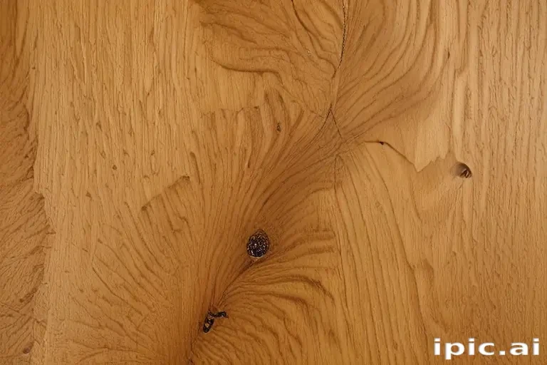 Close-Up View of Beautifully Textured Natural Wood Grain Patterns and ...