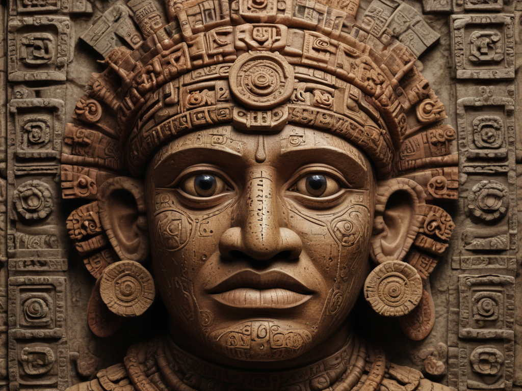 Mayan god Acan