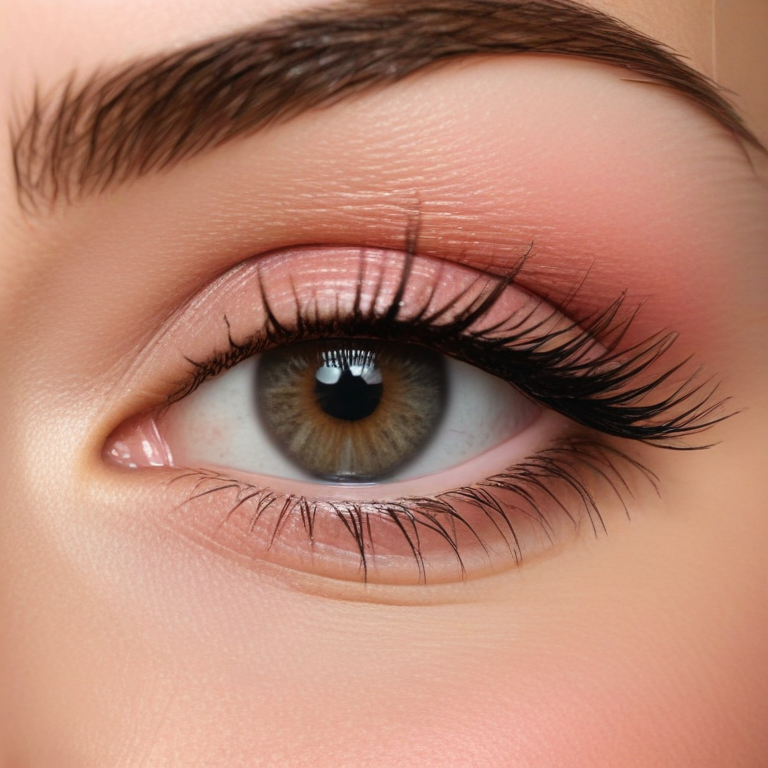 A Close-Up View of a Beautiful Eye with Striking Features and Colors