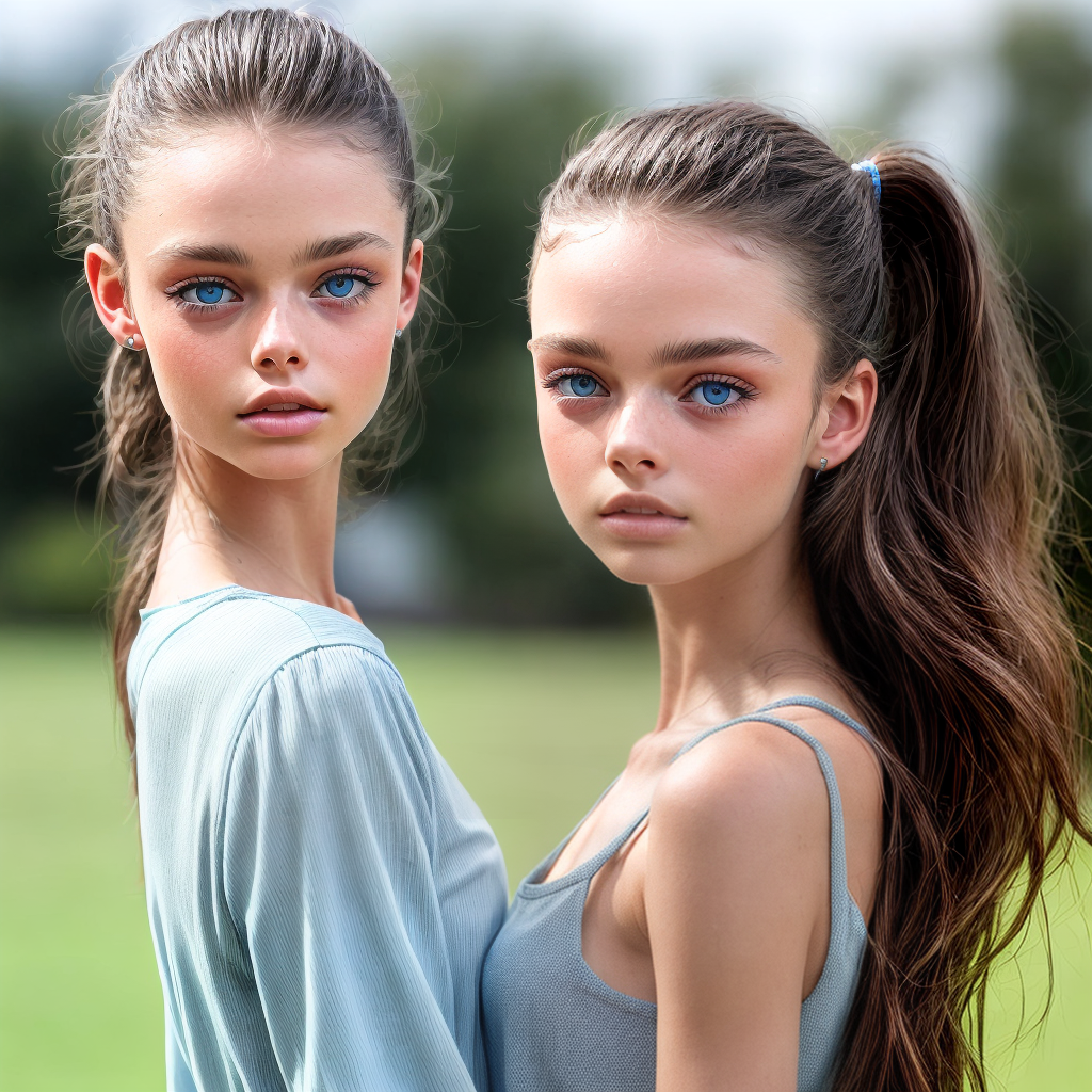 Side view of Meika woollard face close up