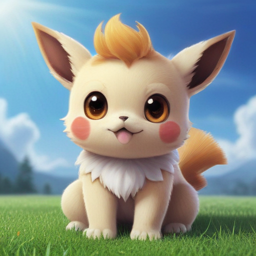 Cool cute Pokémon sprigatito background