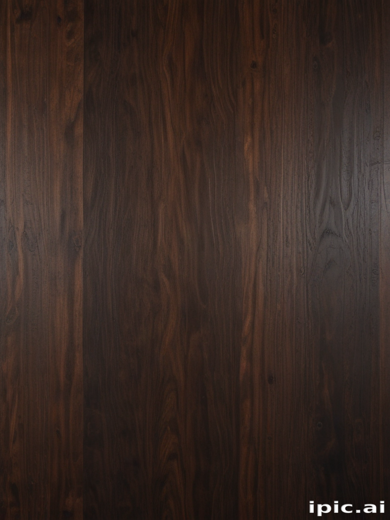 Rich Dark Wood Texture with Elegant Grain Patterns and Warm Tones