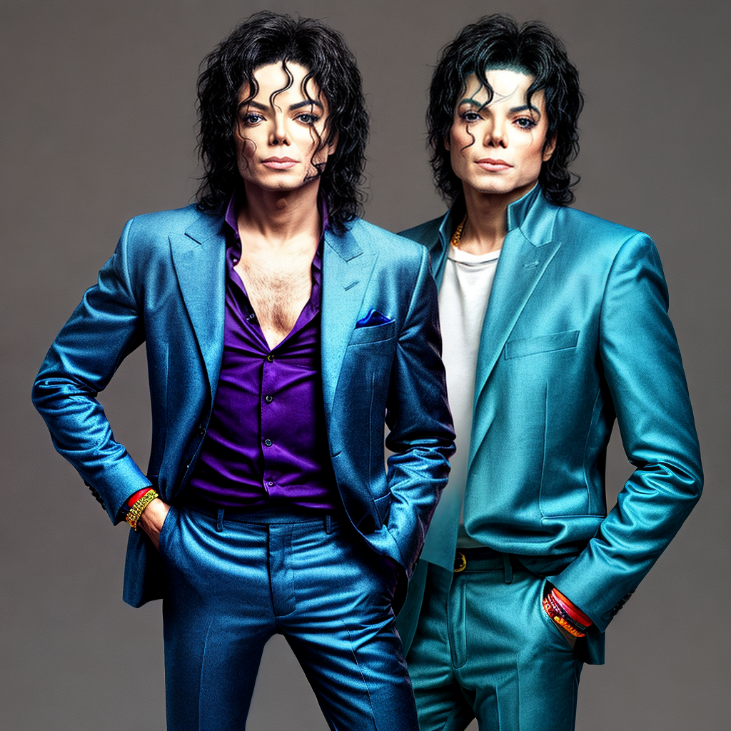 Michael jackson neon