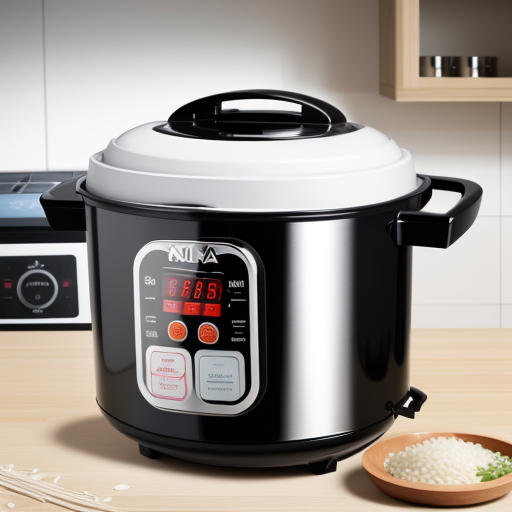 Modern Electric Rice Cooker with Digital Display for Perfectly Cooked Rice