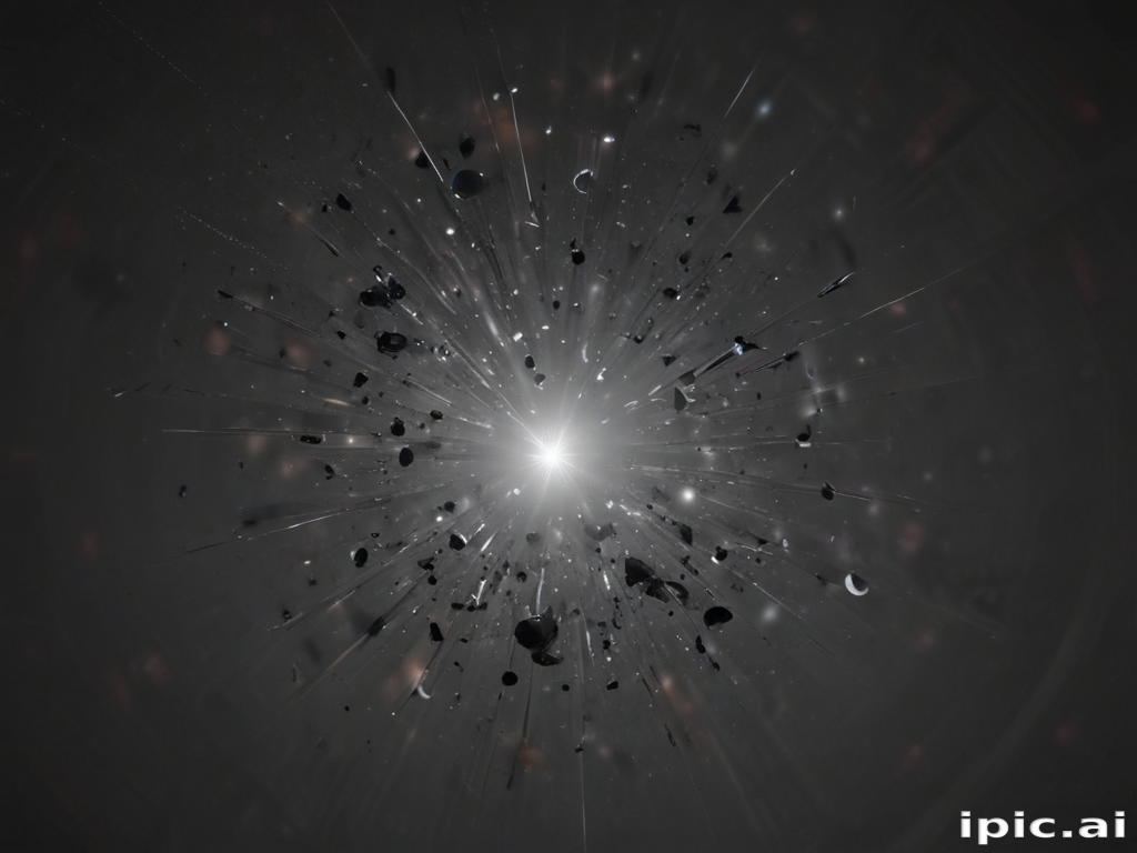 Explosive Cosmic Event: A Stunning Visual of Galactic Forces Unleashed