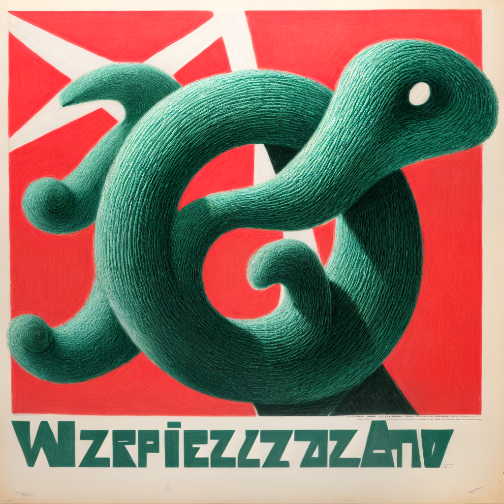 Modern communist poster