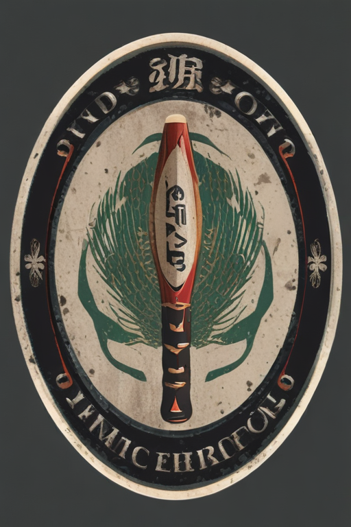 Tian team logo with cricket bat