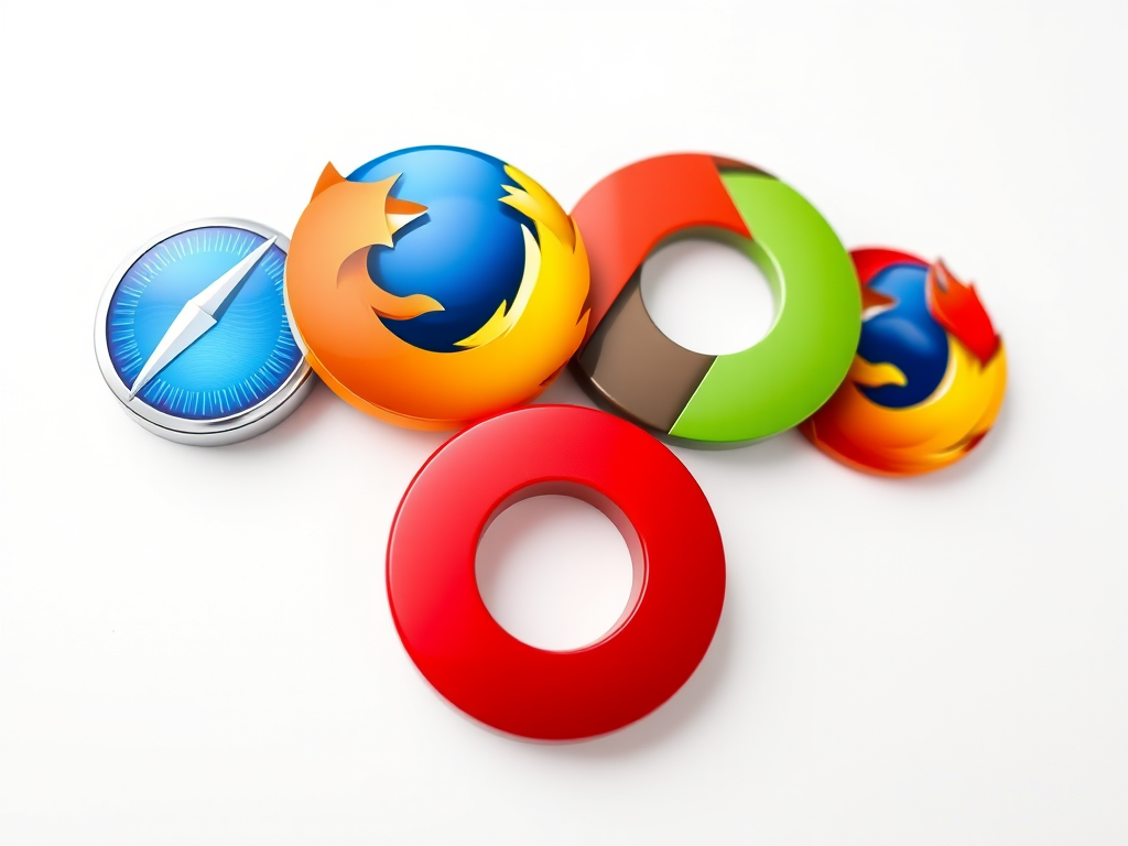 Collection of Popular Web Browser Logos Displayed on a Light Background