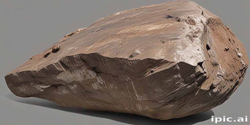 Unique Geological Formations: A Close-Up View of a Rock Structure