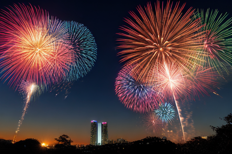 Astonishing fireworks