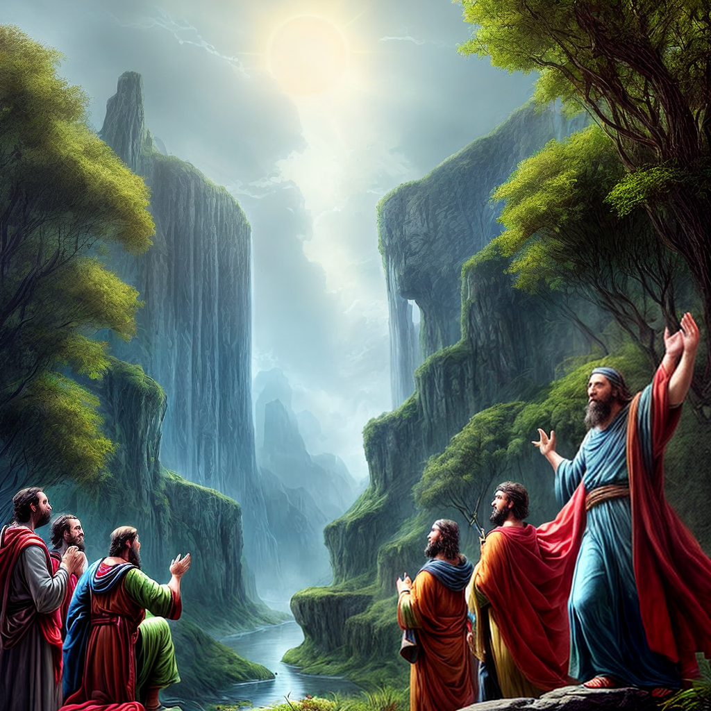 Noah began to convey his vision to the people, urging them to abandon ...