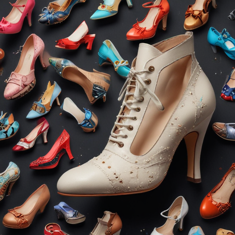 An Elegant Collection of Colorful Heels and Unique Fashionable Footwear