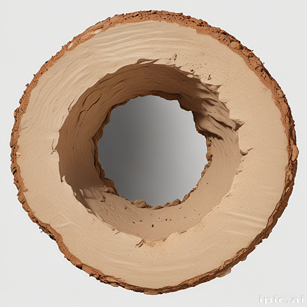 Intricate Circular Sculpture Highlighting Unique Textures and Natural ...