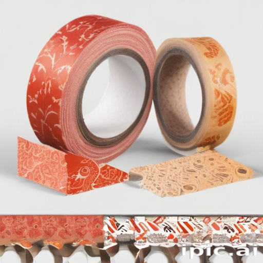 Colorful Decorative Adhesive Tapes with Intricate Patterns and Designs ...