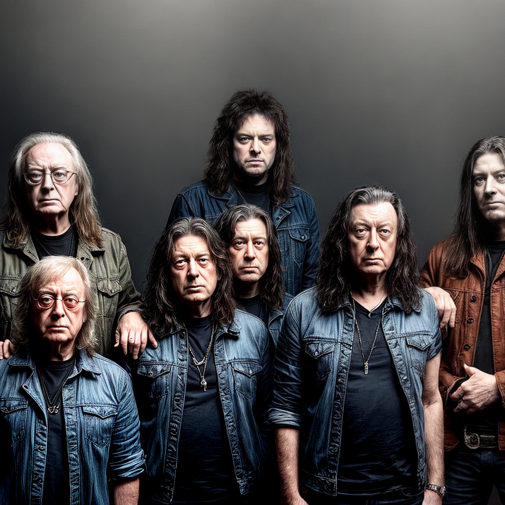 Micheal Caine as a metal band vocalist