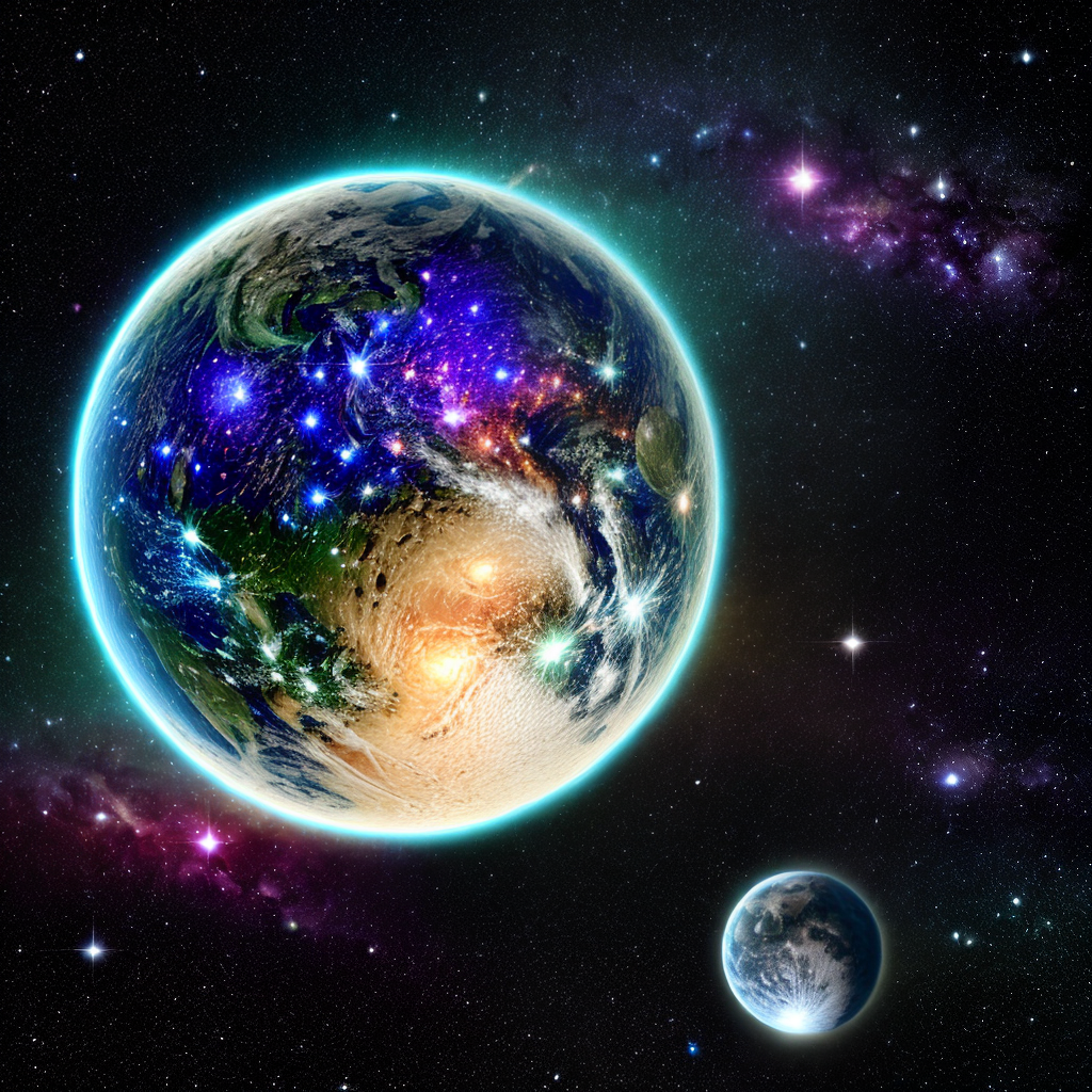The most beautiful high-dimensional planet