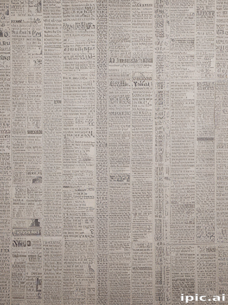Historical Newspaper Print Showcasing Various Articles and ...