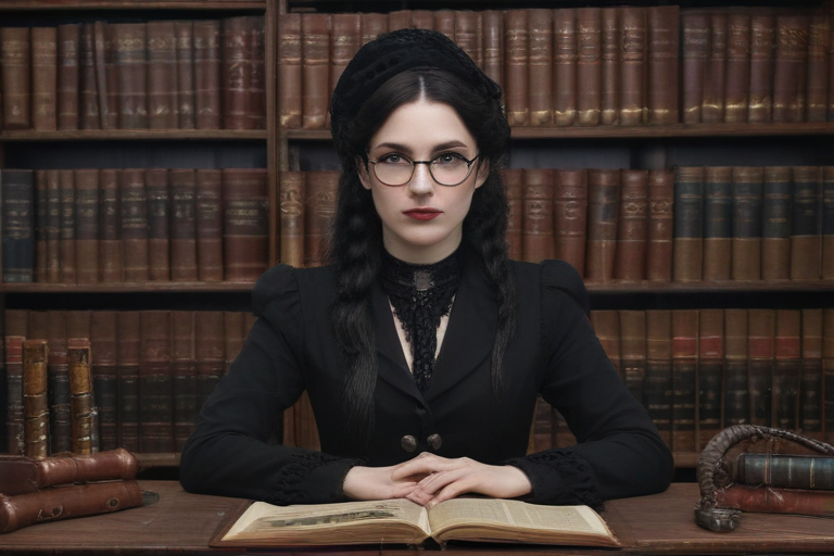 Gothic Edwardian Lovecraftian Librarian