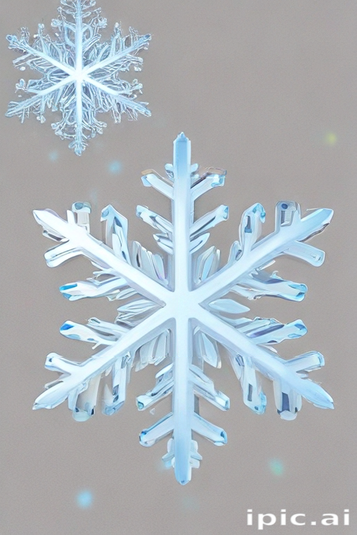 Beautifully Intricate Snowflakes Captured in a Winter Wonderland Setting