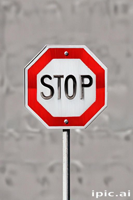 Traffic Sign Indicating to Drivers to Come to a Complete Stop