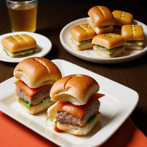 Delicious Assortment of Mini Burgers and Sliders Perfect for Any Gathering