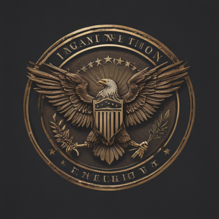 Legal logo with eagle