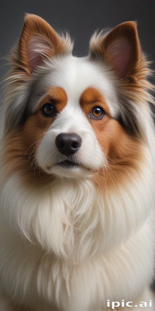 A Majestic Dog Portrait Capturing the Beauty and Charm of Canines.