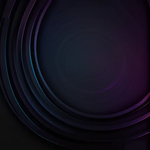 Abstract Dark Background with Colorful Curved Lines and Soft Gradient ...