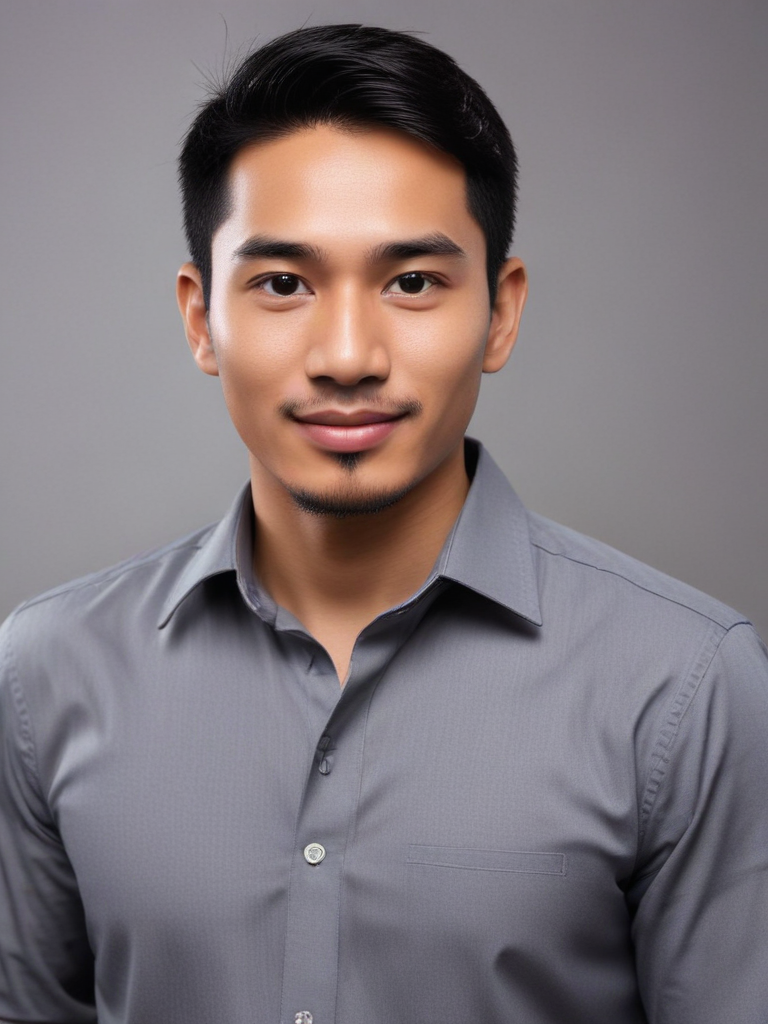 A man, Web designer, business man, Indonesian , profile picture
