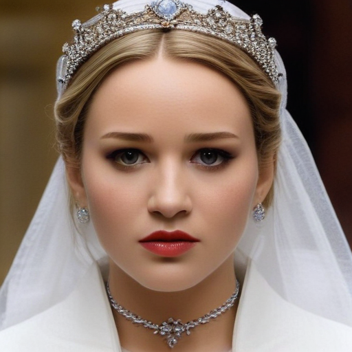 jennifer lawrence as a demanding princess