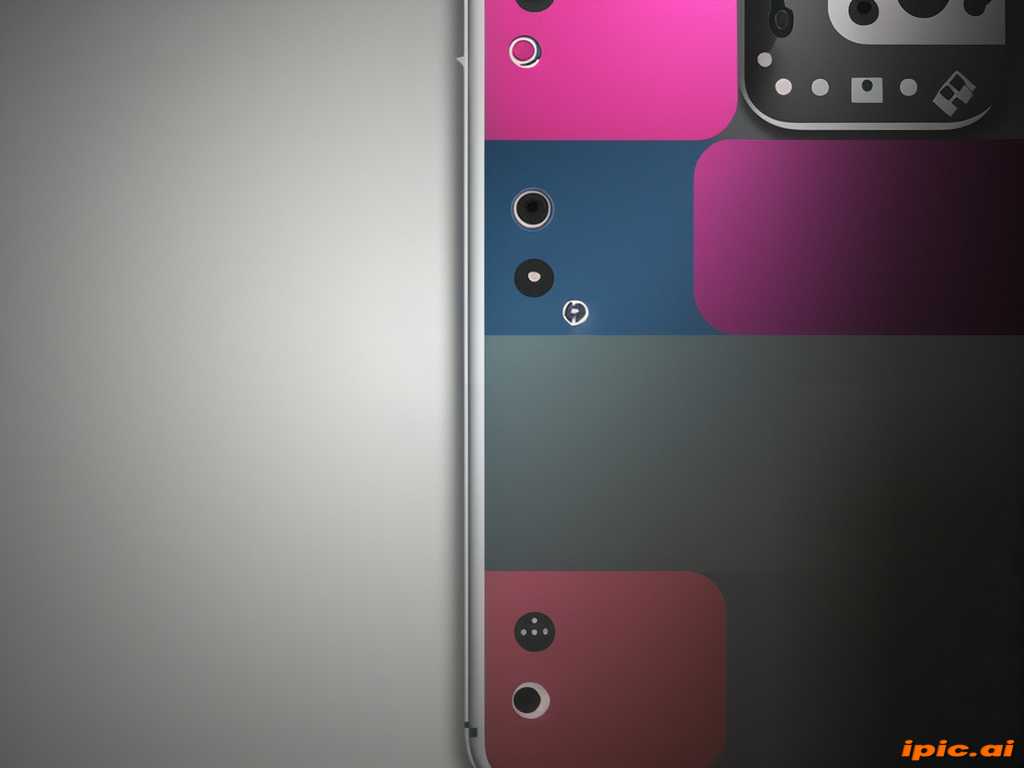 Colorful Smartphone Design Showcasing Innovative Textures and Camera ...