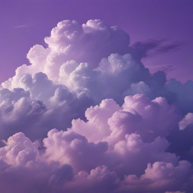 purple clouds