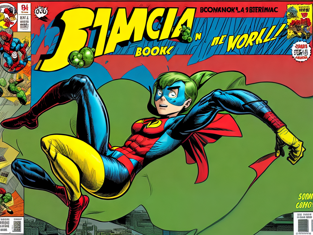 pea in a comic book world