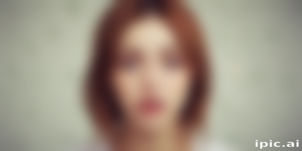 An Abstract Representation of a Blurred Portrait with Soft Features and ...