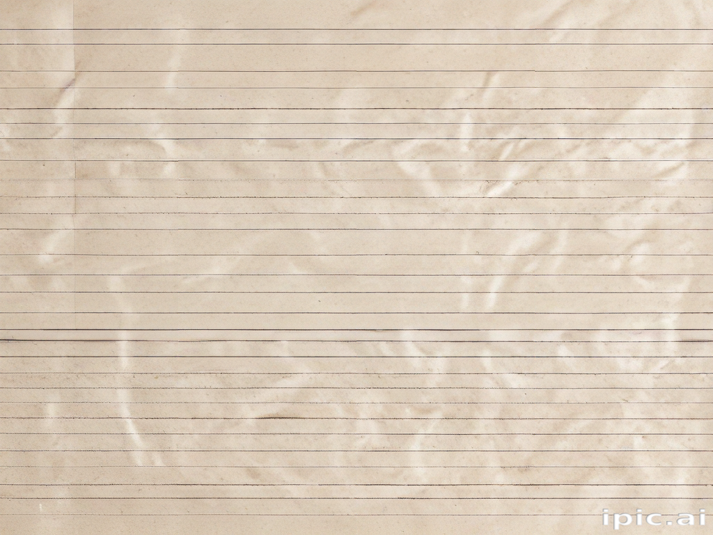Blank Lined Paper Background Perfect for Writing or Drawing Ideas