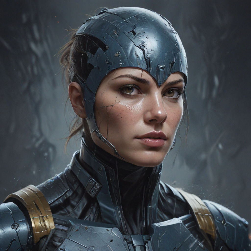 Realistic sci-fi painting of shatter