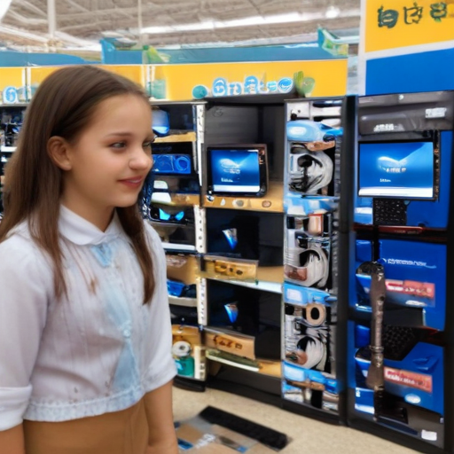 back to school with walmart displaying electronics