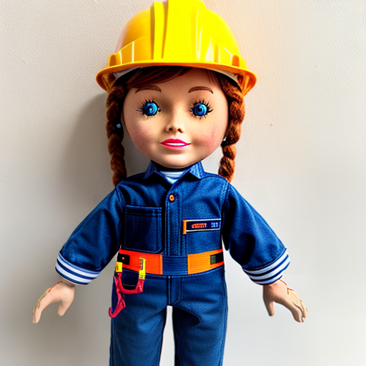 construction worker eva doll