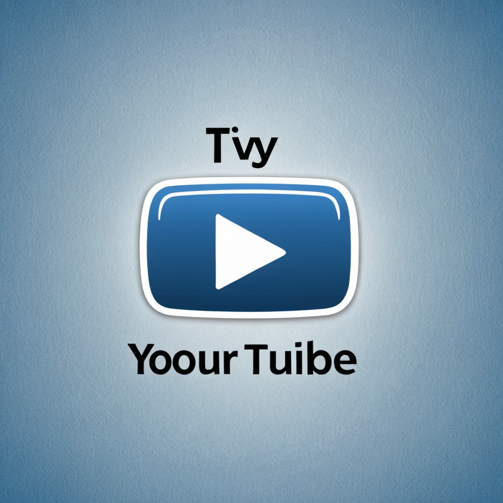 blue youtube logo
