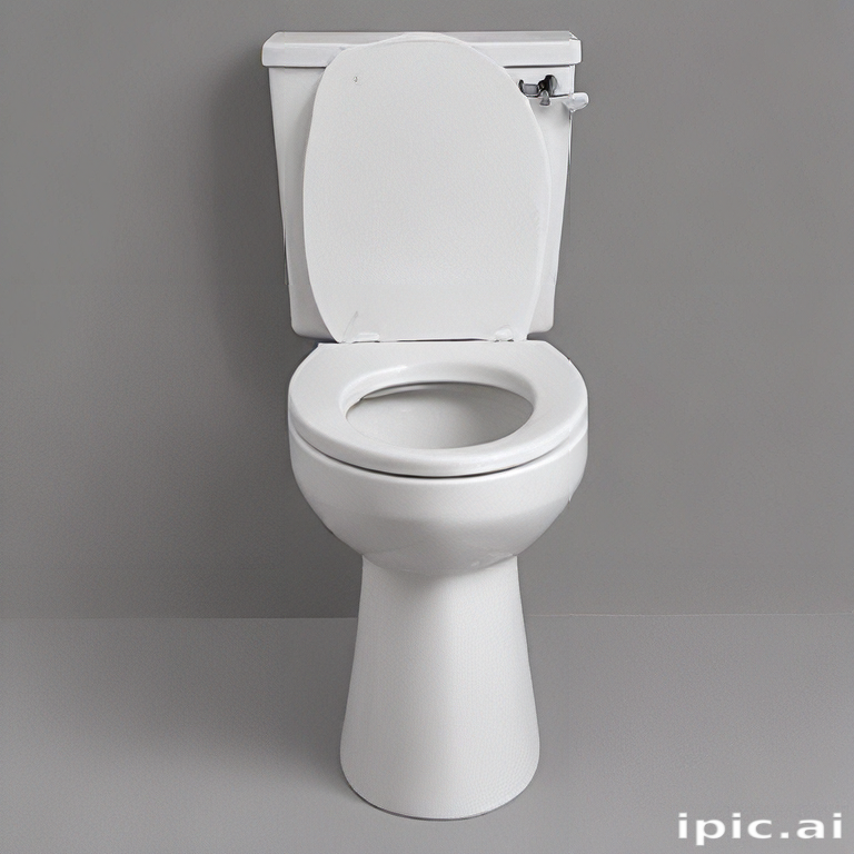 A Simple Yet Essential Bathroom Fixture: The Classic White Toilet Design