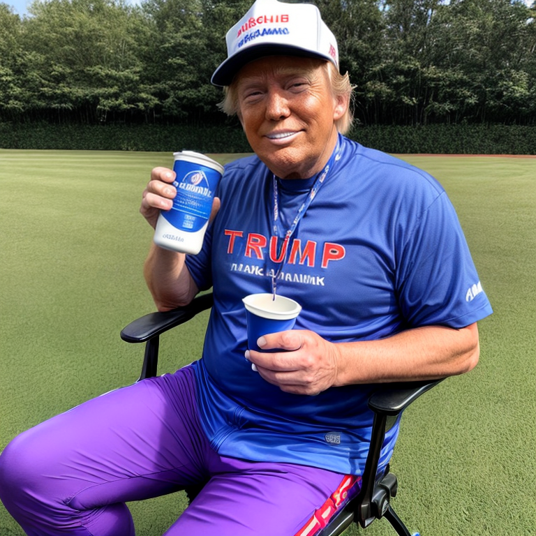 trump sippin lean